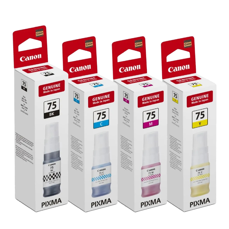 CANON GI-75 原廠墨水 4色1組 GX1070 GX2070 | 元墨數位科技有限公司